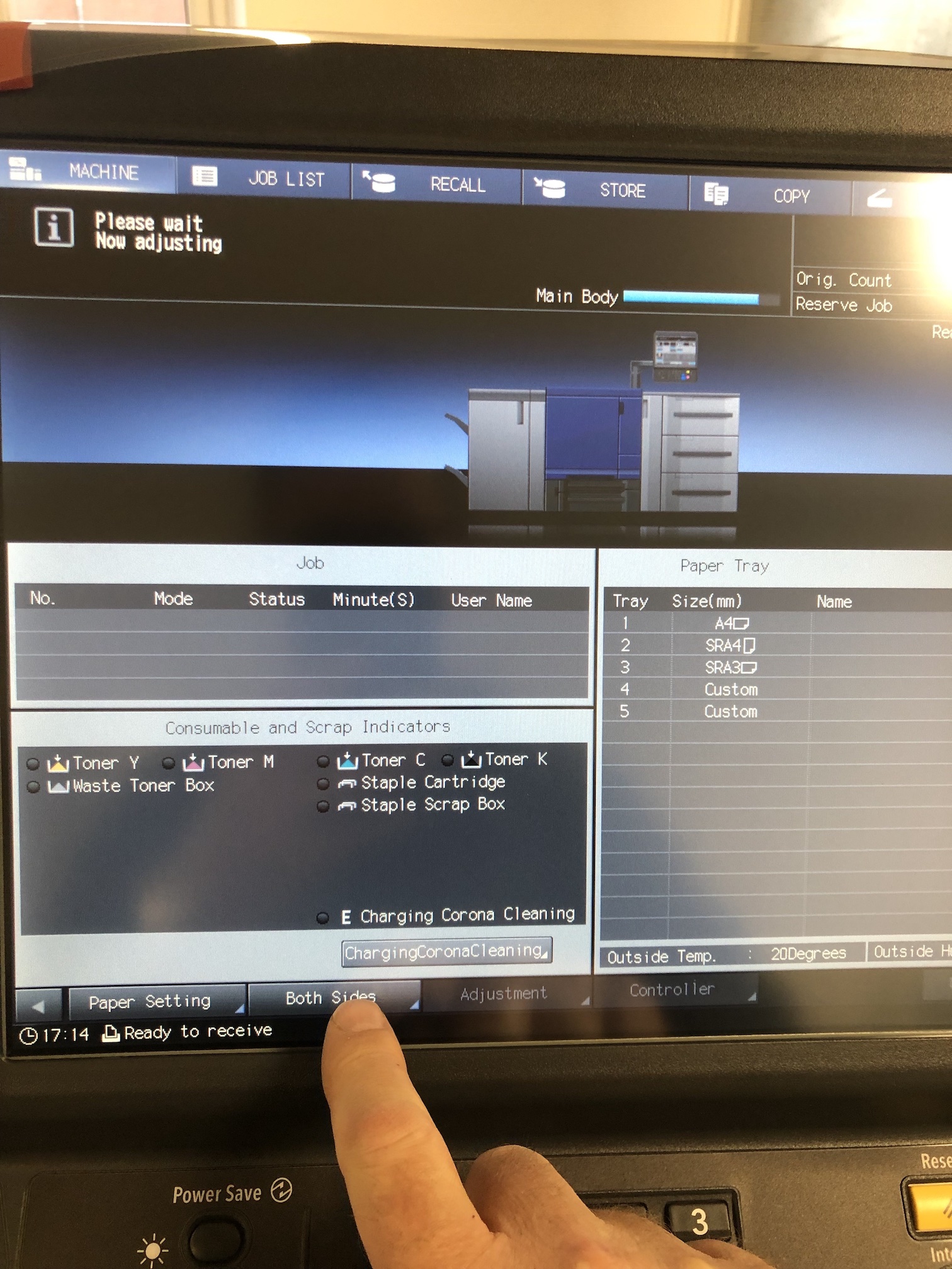 Both Sides Centering Adjustment – DG3 Printing Services