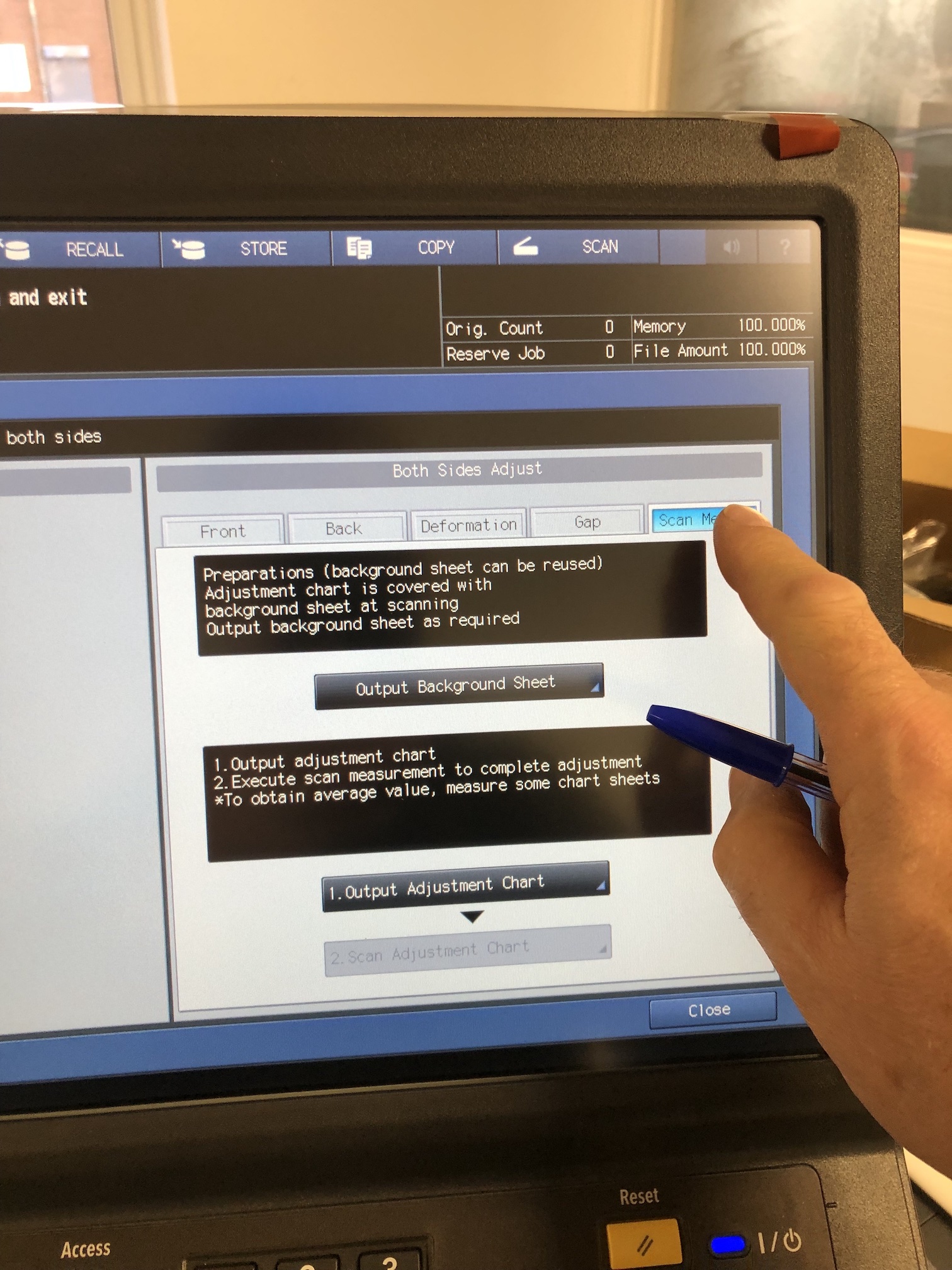 Both Sides Centering Adjustment – DG3 Printing Services