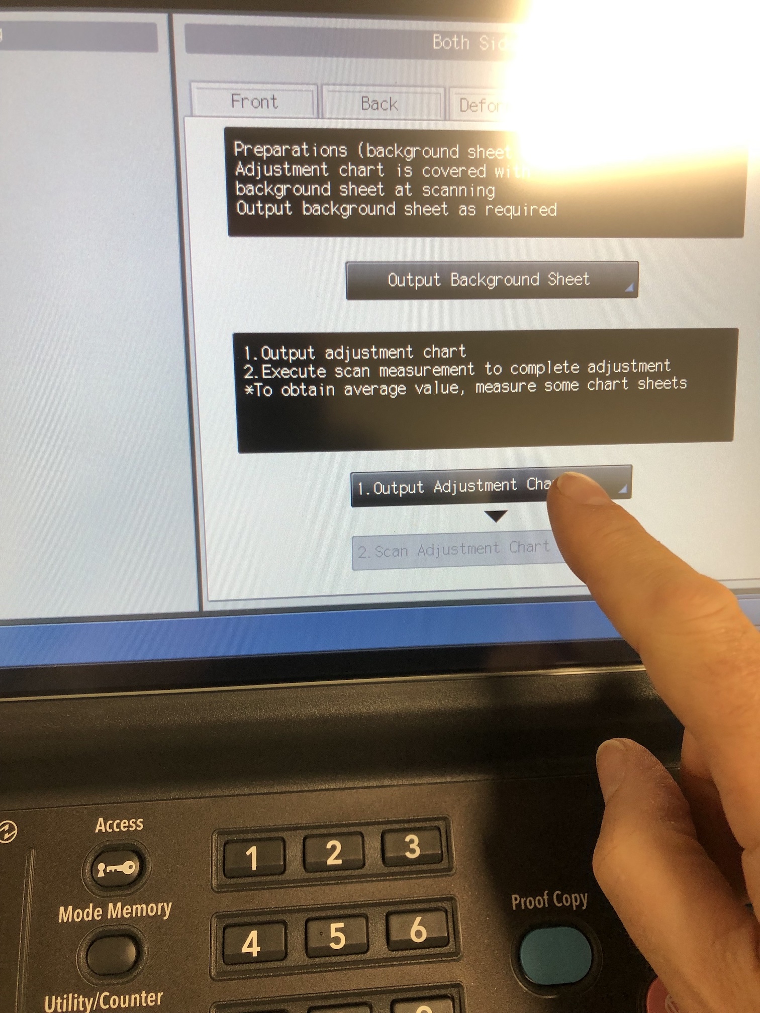Both Sides Centering Adjustment – DG3 Printing Services